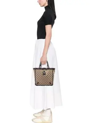 Gucci Gg Canvas Abbey D-ring Tote Bag - Neutrals