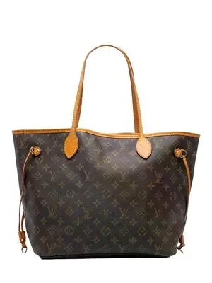 LOUIS VUITTON 2008 Monogram Neverfull Mm Tote Bag - Brown