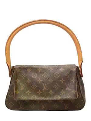 LOUIS VUITTON Monogram Mini Looping Shoulder Bag - Brown