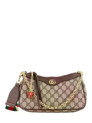 Gucci Ophidia Shoulder Bag - Brown