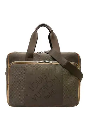 LOUIS VUITTON 2011 Damier Geant Associe Gm Travel Bag - Brown