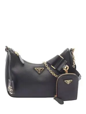 Prada Saffiano Re-edition 2005 Satchel - Black