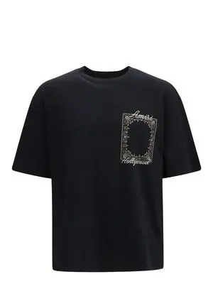 Amiri Ma Quad Bandana Os T-shirt - Black