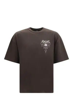 Amiri Lasso Os T-shirt - Brown
