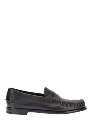 Prada PRADA Leather Loafers Black