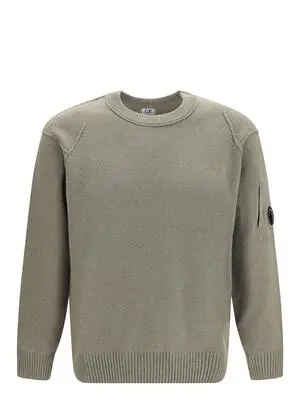 C.P. COMPANY Lambswool Sweater - Green