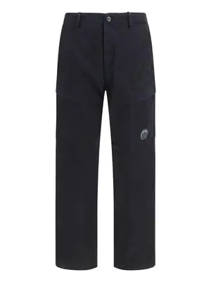 C.P. COMPANY C.P. Company Stretch Cotton Satin Cargo Pants Black