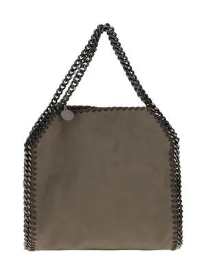 Stella McCartney Falabella Mini Handbag With Silver Chain Detail - Brown