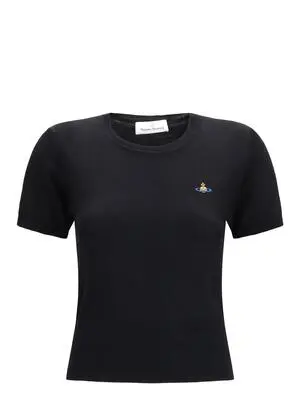 VIVIENNE WESTWOOD Bea Wool Top - Black