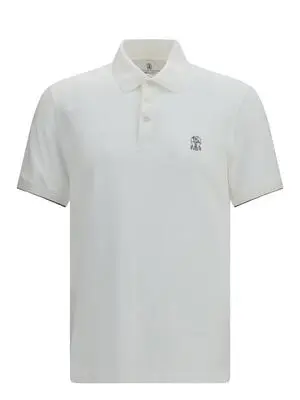 Brunello Cucinelli Cotton Polo - White