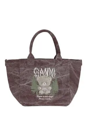 GANNI Teddy Tote Bag - Multicolor