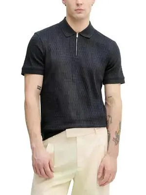 JOOP! Franciscojose Zip-up Polo Shirt - Blue