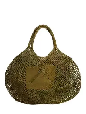 SANS ARCIDET Sans Arcidet Manabe Open-Knit Tote Bag