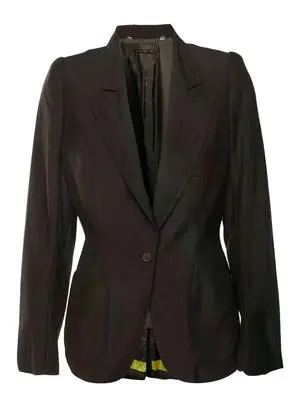 Alexander McQueen Wool Single-breasted Blazer - Brown