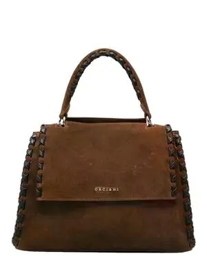 Orciani ORCIANI Suede Shoulder Bag Brown