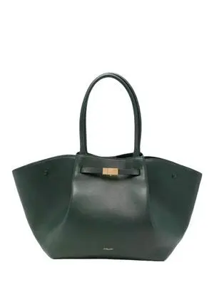 DEMELLIER DeMellier Grained Leather Tote Bag Green
