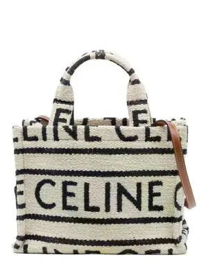 CELINE Celine Canvas Cabas Thais Satchel