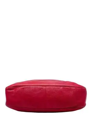 Gucci Calfskin Bamboo Diana Satchel - Red