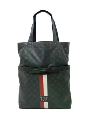 LOUIS VUITTON LOUIS VUITTON Monogram Cobalt Stripe Tote Bag