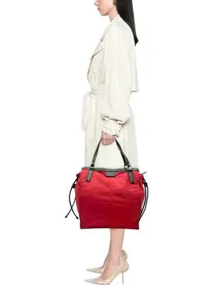 Burberry Nylon Buckleigh Tote Bag - Red