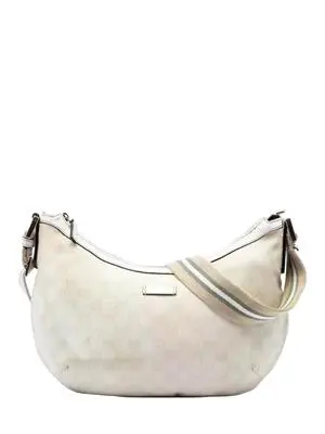 Gucci Gg Canvas Web Crossbody Bag - Neutrals