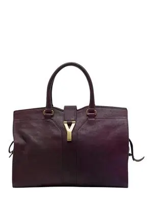 SAINT LAURENT Saint Laurent Medium Leather Satchel