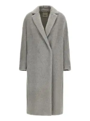Max Mara Double-breasted Coat - Gray