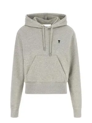 AMI Paris AMI PARIS Ami De Coeur Hoodie Gray
