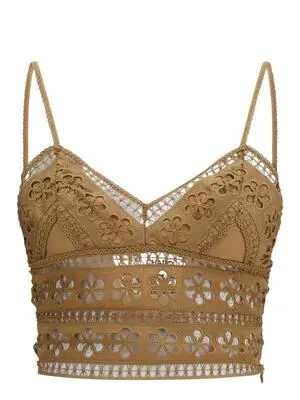 Charo Ruiz Ibiza Melie Top - Brown