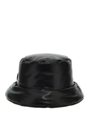 PRADA PRADA Nappa Leather Bucket Hat
