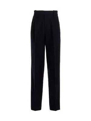 Gucci Pleated Wide-leg Jeans - Blue