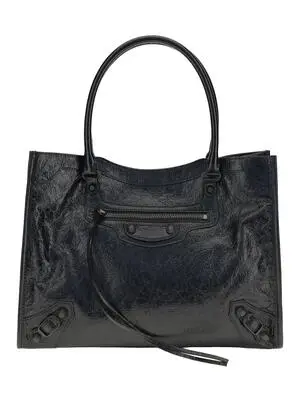 Balenciaga Small Le City Tote Bag - Black