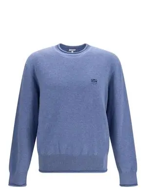 Loewe Cotton And Cashmere Sweater - Blue