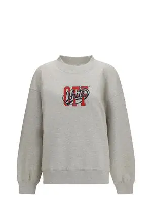 Off-White Off College Crewneck Sweatshirt - Gray