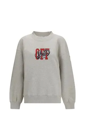 Off-White Off College Crewneck Sweatshirt - Gray