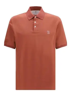 Brunello Cucinelli Cotton Polo - Red