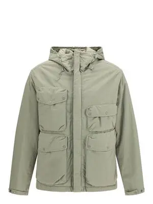 C.P. COMPANY T-flatt Nylon Goggle Jacket - Gray