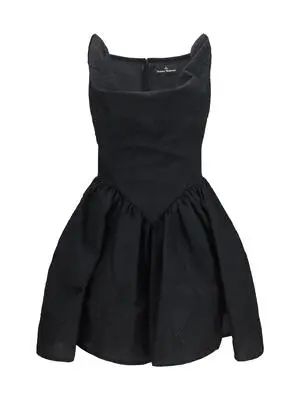VIVIENNE WESTWOOD Cotton Mini Dress - Black