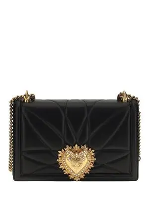 Dolce & Gabbana Large Devotion Shoulder Bag - Black
