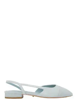 TONY BIANCO Tony Bianco Pixie Slingback Flats Sky Suede