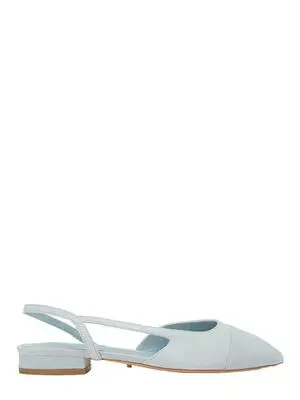 TONY BIANCO Tony Bianco Pixie Slingback Flats Sky Suede