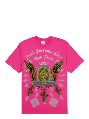 Supreme Money Tee Shirt - Fuchsia