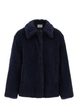 MAX MARA Max Mara Alpaca And Wool Blend Teddy Short Coat