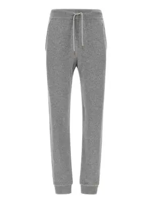Balmain Cashmere And Mohair Joggers - Gray