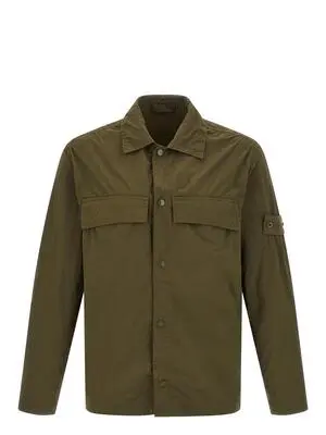 Stone Island Badge Ghost' Overshirt - Green