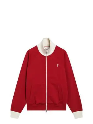 AMI Paris De Cœur Cotton Sweatshirt - Red