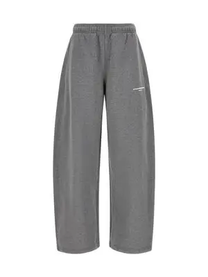Alexander Wang Logo Fleece Pants - Gray