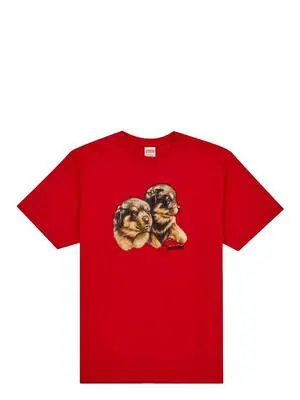 Supreme Puppies Tee Shirt - Red