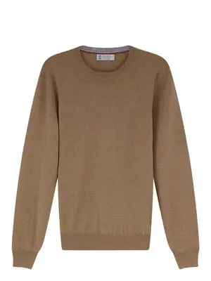 Brunello Cucinelli BRUNELLO CUCINELLI Men's Cashmere Crew Neck Sweater Multicolor