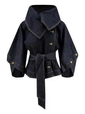 Zimmermann Valiant Blue Denim Jacket - Multicolor